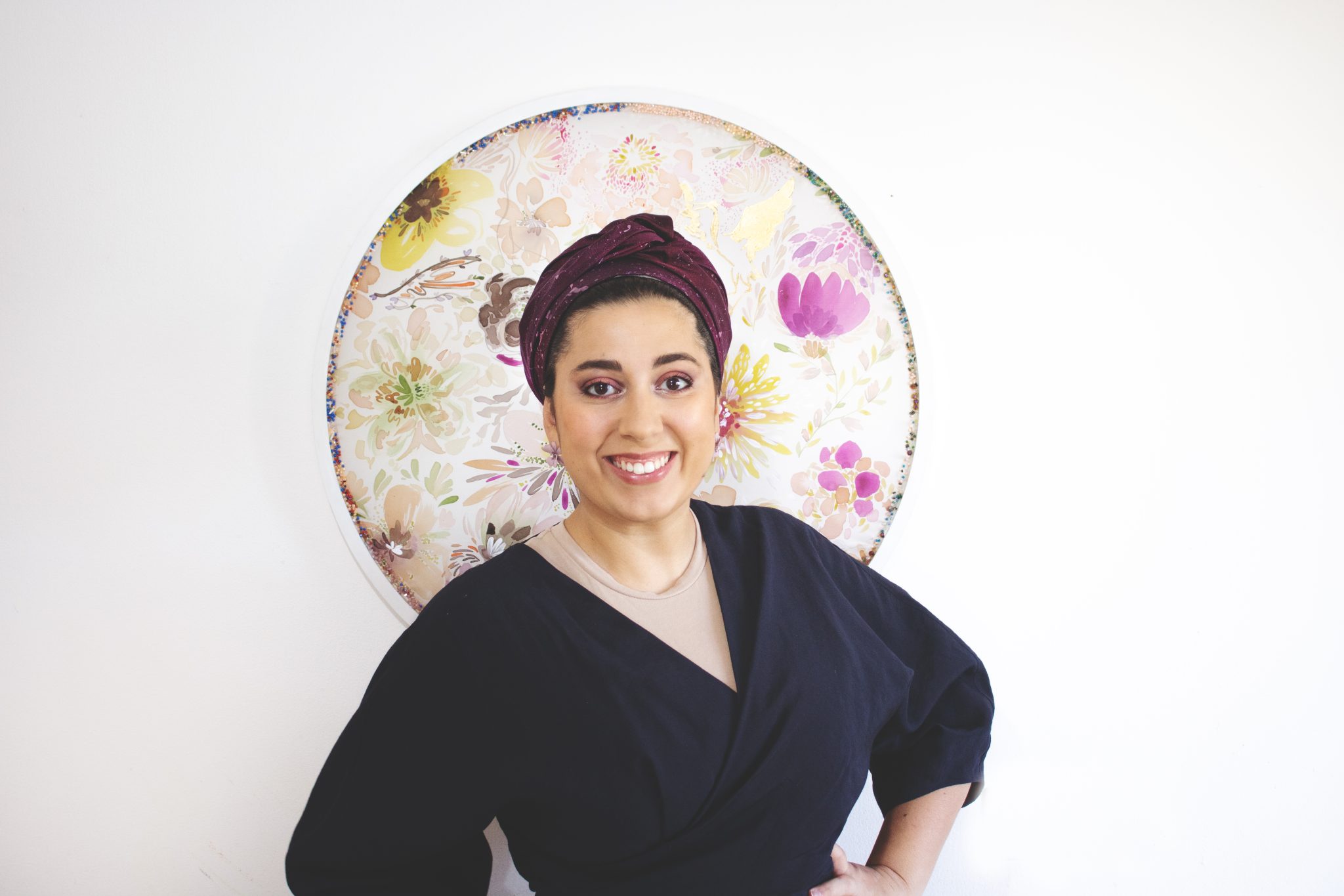 Avigael Creation Welcome - Hand-painting silk & judaica art